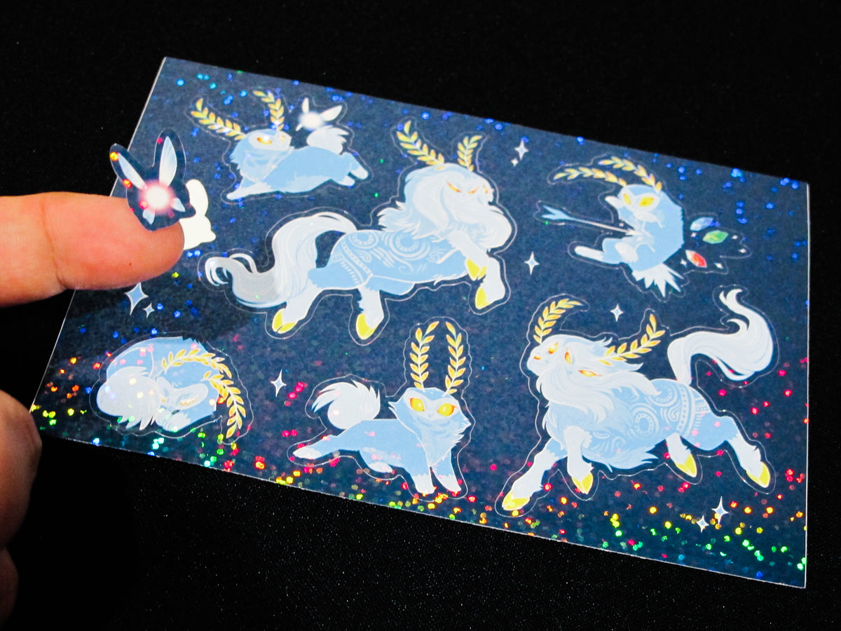 Zelda Blupee / Lord of the Mountain Vinyl Sticker Sheet – shopmamath